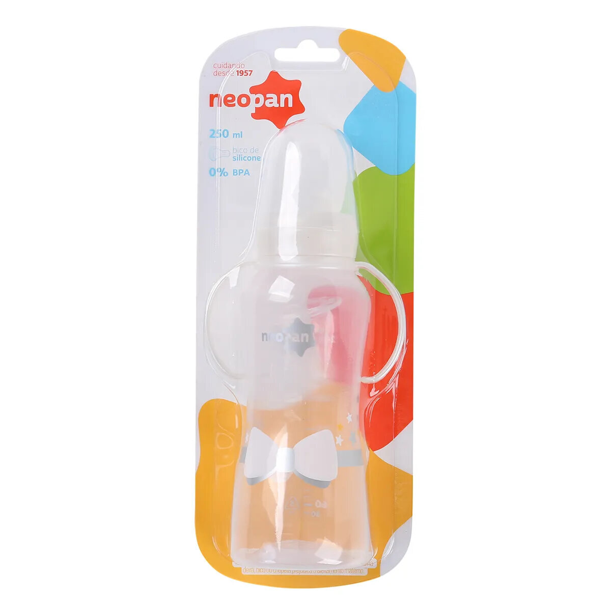 Mamadeira Primeiros Passos Neopan Com Alça 250ml