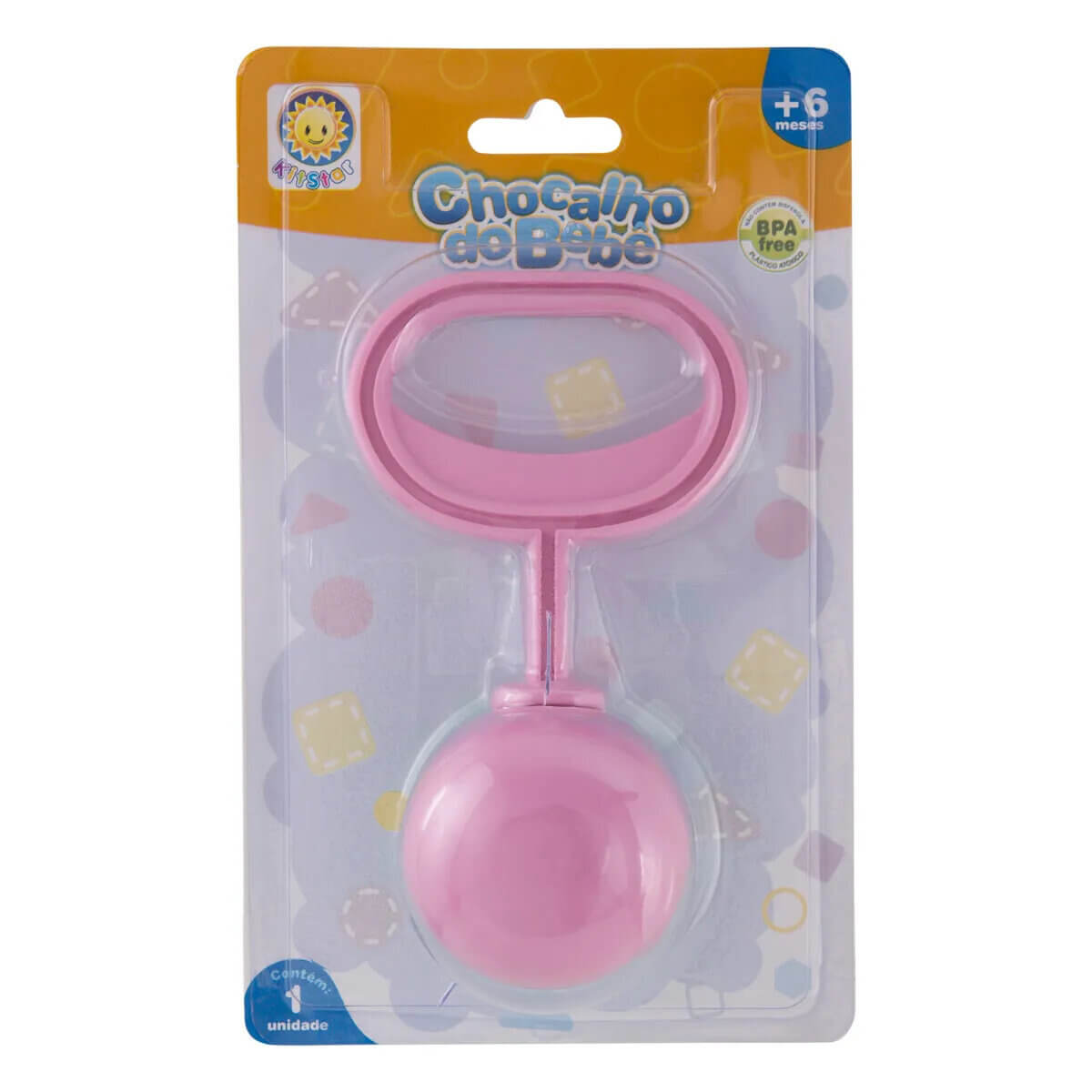 Chocalho Bebê Bolinha Sortido 9088