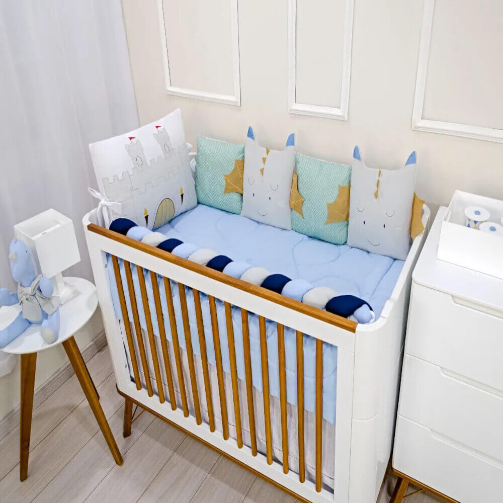 Kit Berço Din Don Castelo - 07 Peças