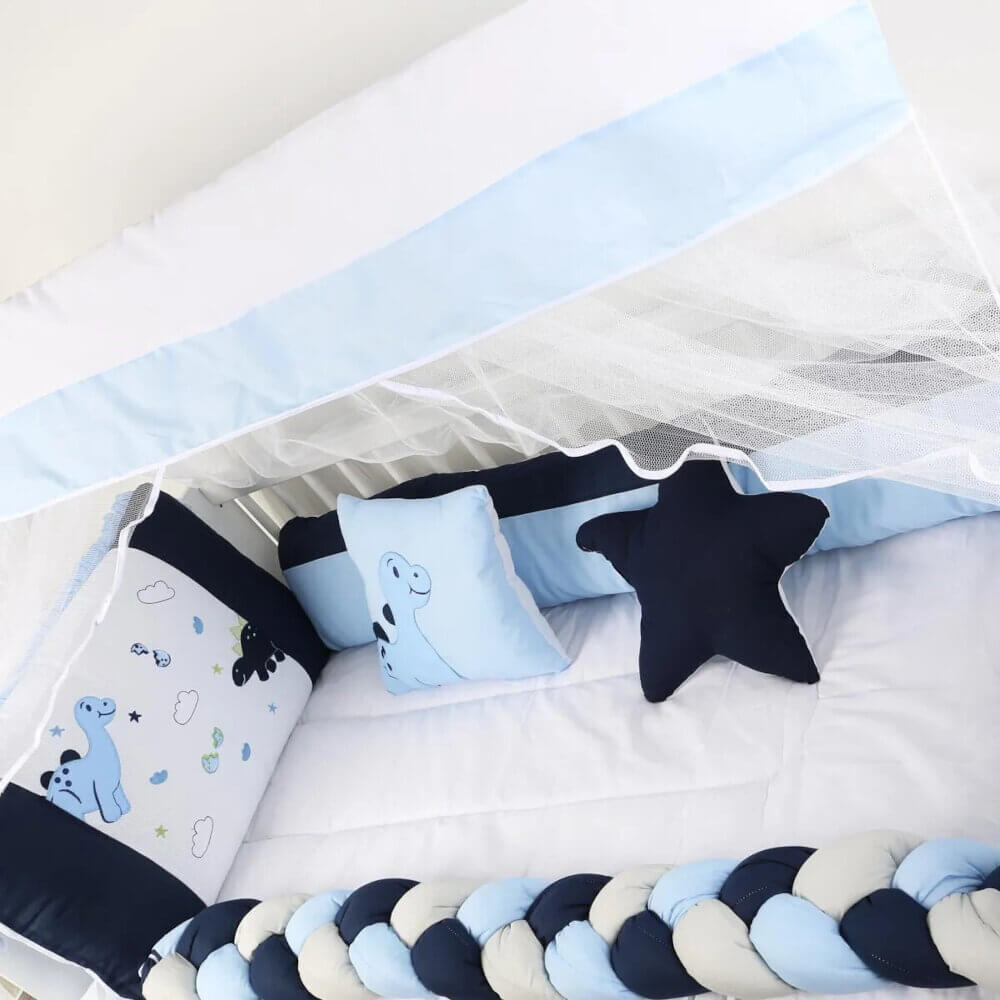 Kit Berço Baby Gijo Dino - 08 Peças