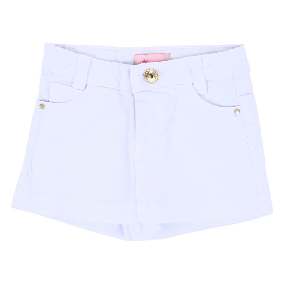 Short Saia Infantil Color Mini Sarja