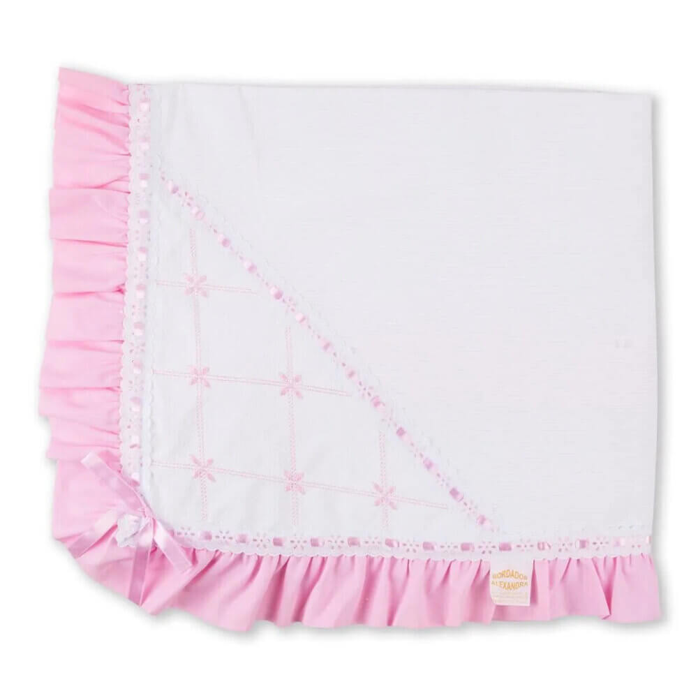 Manta Bordados Alexandra Piquet Nervura