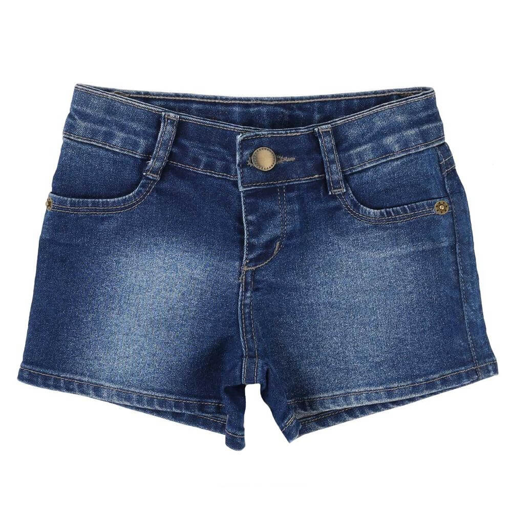Short Jeans Color Mini Básico