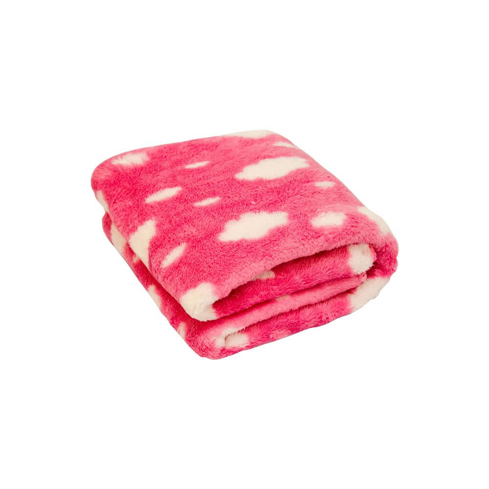 Manta Baby Joy Rolinho Nuvem Rosa