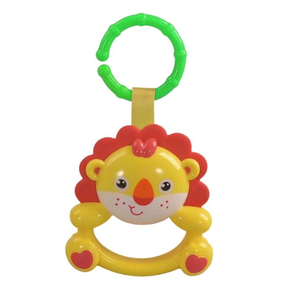 Chocalho Bebê Kitstar Divertido Leão