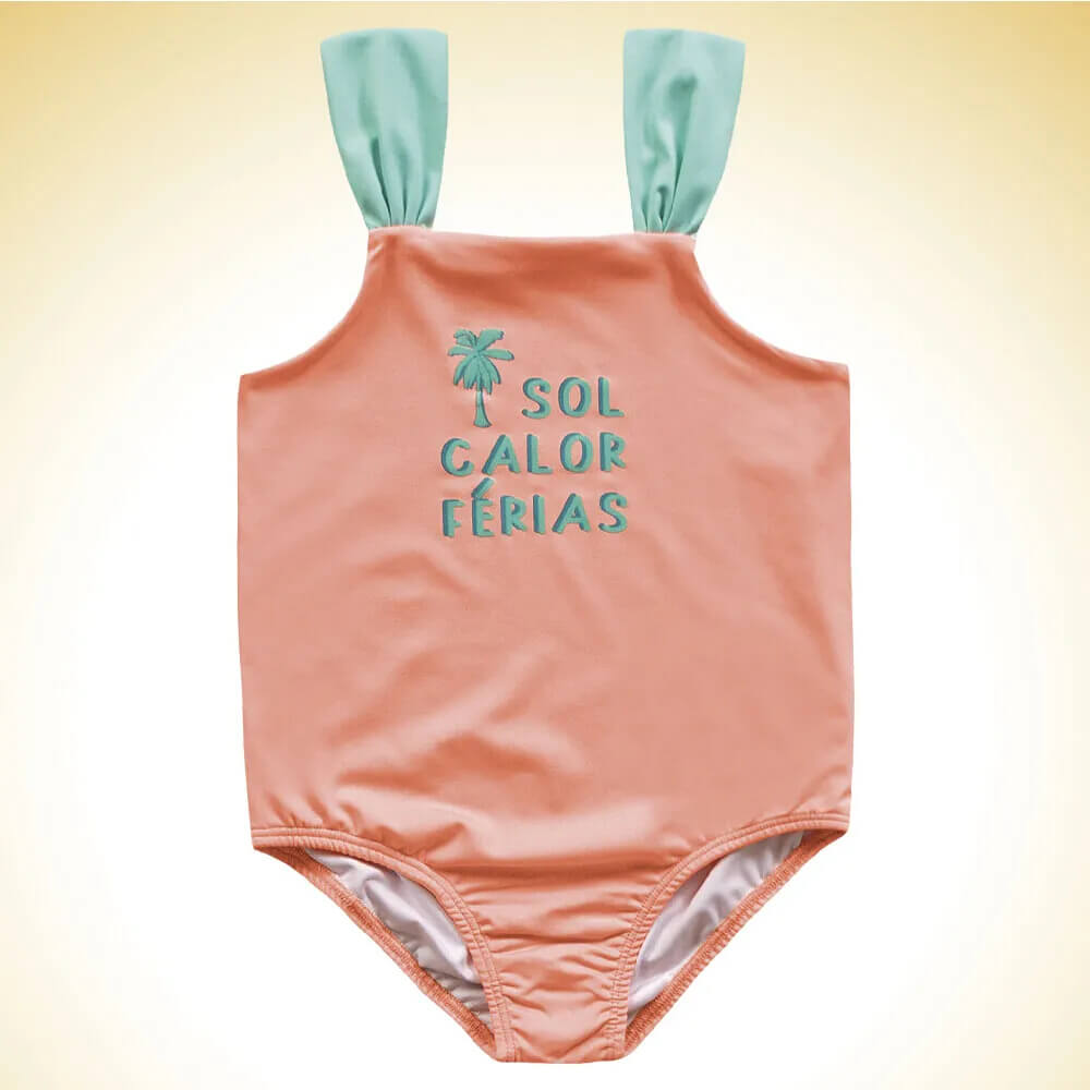 Maiô Infantil Fakini Beach Wear Estampado